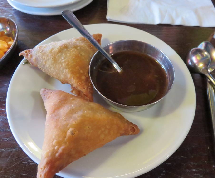 #48 Spicy dinner at vegetarian restaurant Planet India in Brighton (UK ...