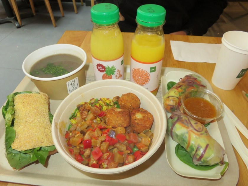 #99 Nice quick lunch at EXKi in Brussels | The Bruges Vegan