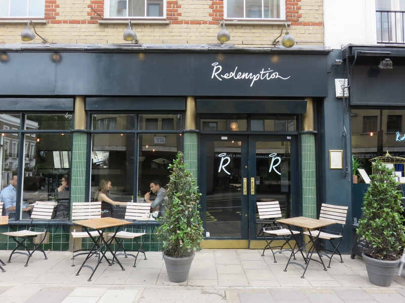 #142 Light lunch at vegan resto Redemption, London | The Bruges Vegan