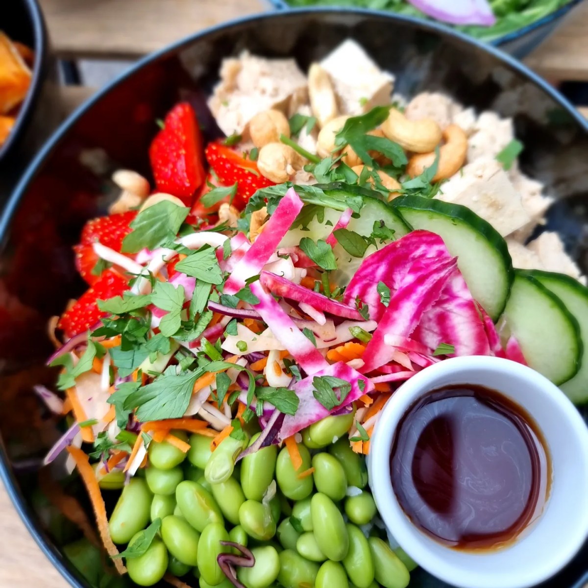 #352 Lovely lunch on the terrace of EVE- Muse, Metz (FR) | The Bruges Vegan